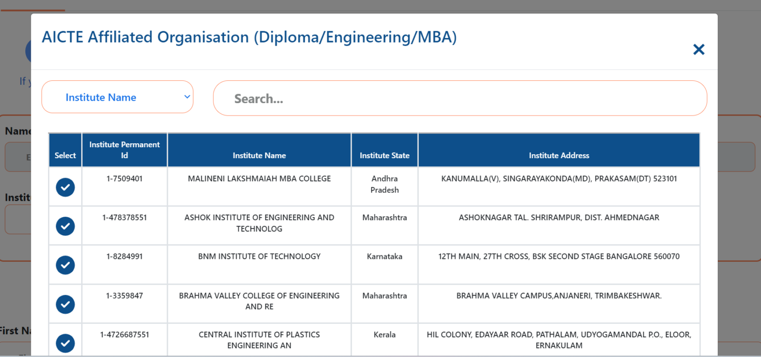 Registration Process of National Internship for Students - AICTE INTERNSHIP HELP DESK